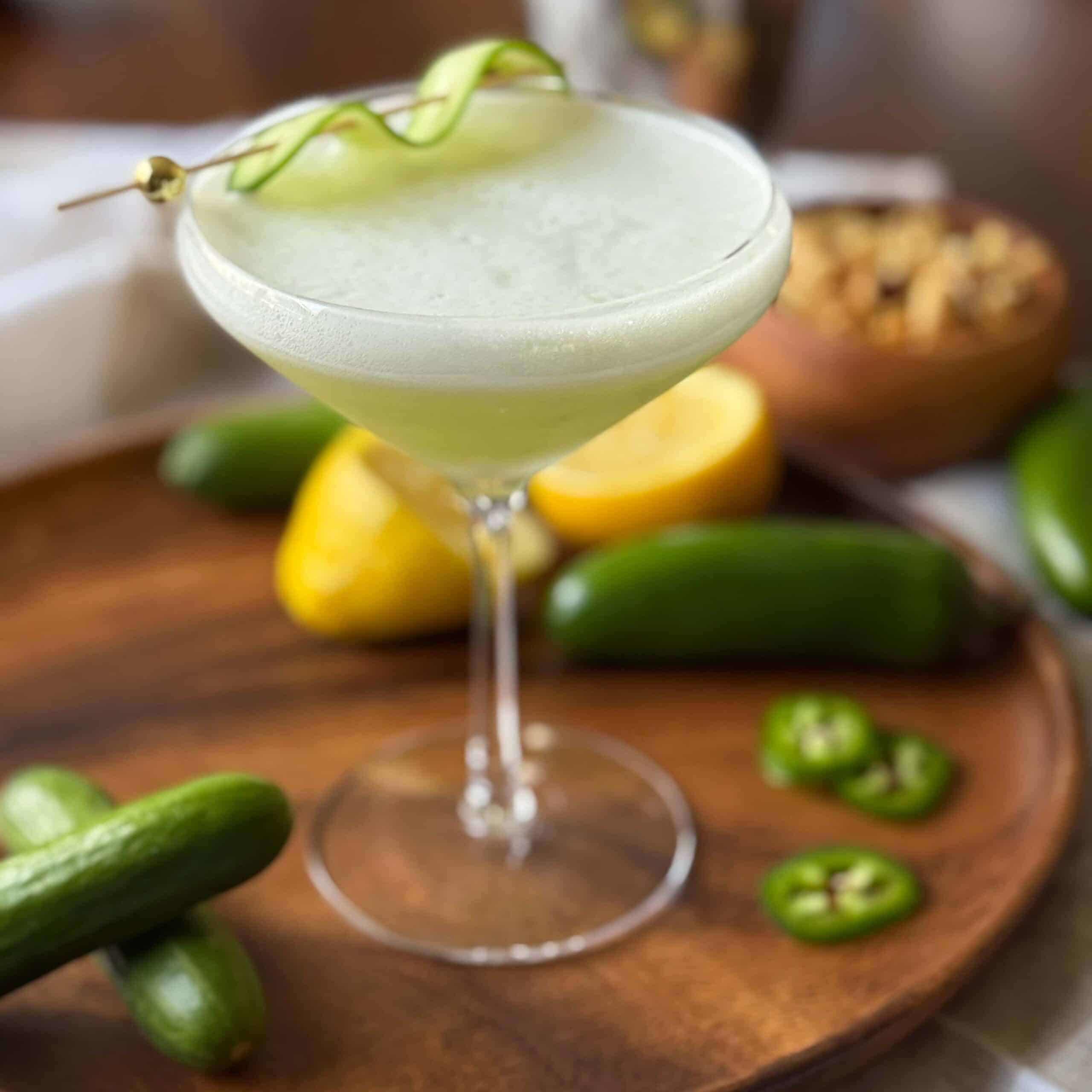 Cucumber Jalapeño Fizz - Pesto and Potatoes