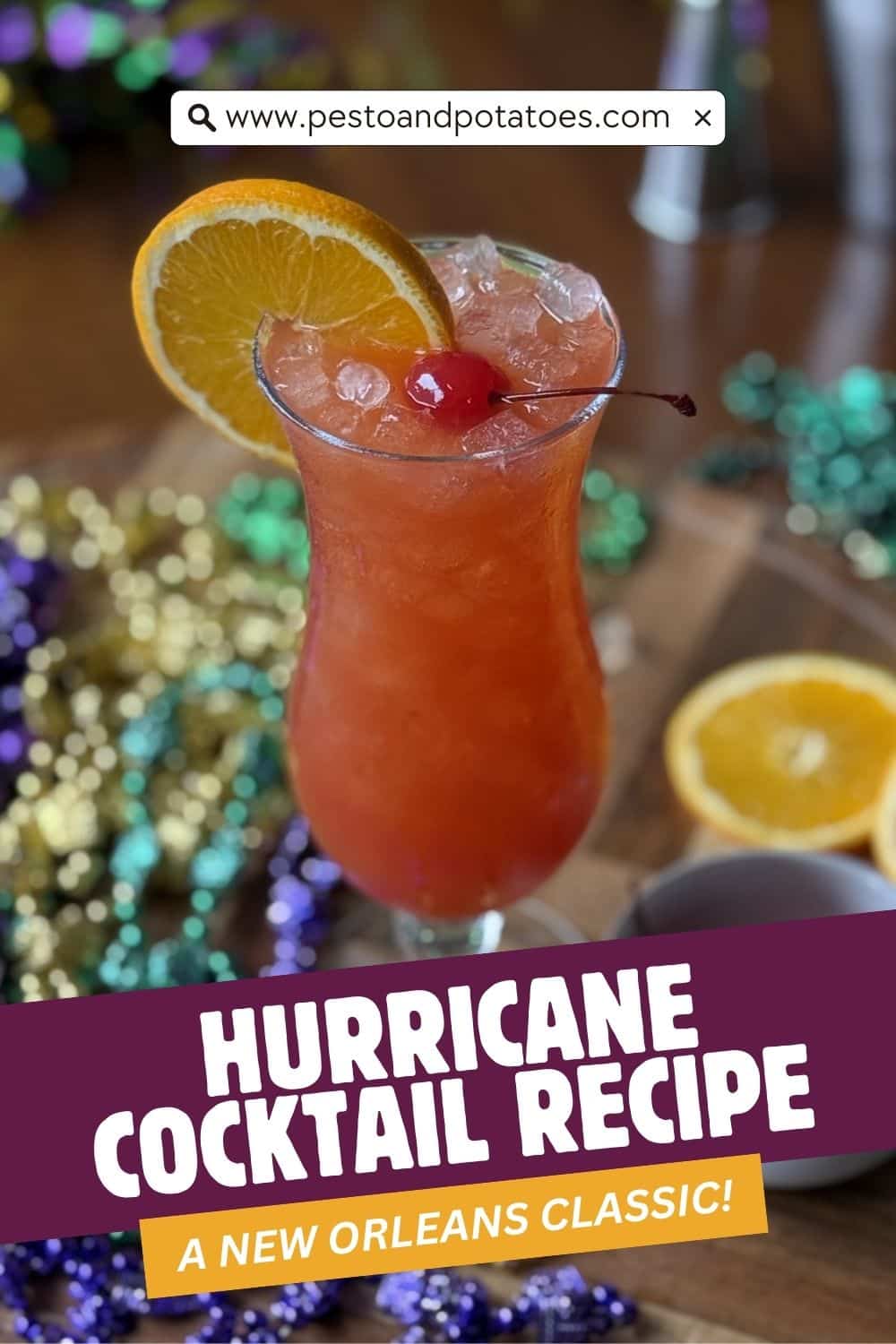 Hurricane Cocktail Recipe • Pesto & Potatoes